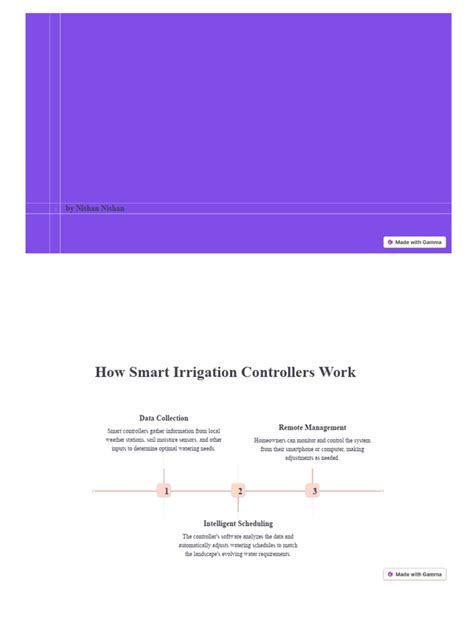 Introducing Smart Irrigation Controllers Pdf Water Conservation