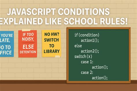 Javascript Conditions Explained Like School Rules Sproutstotrees
