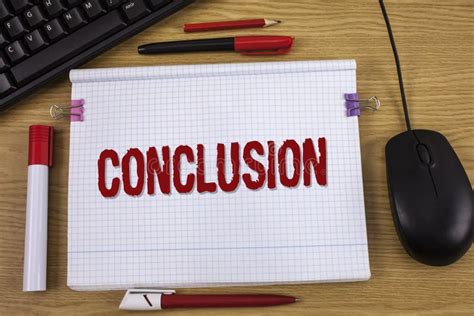Conclusión De La Escritura Del Texto De La Escritura Final De La
