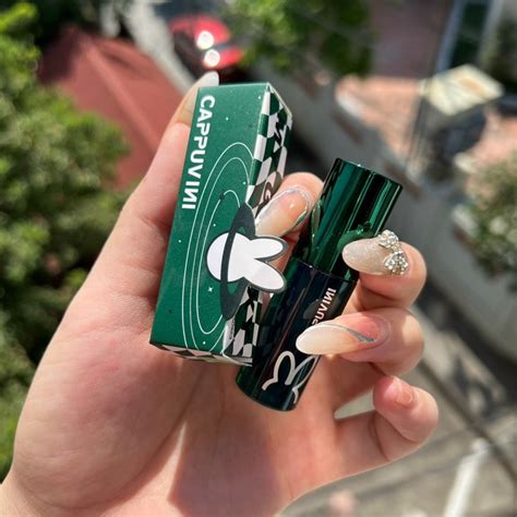 Mua Son Cappuvini Thỏ đen Tint Siêu Lì Mịn Môi Chính Hãng Thiết Kế Cực