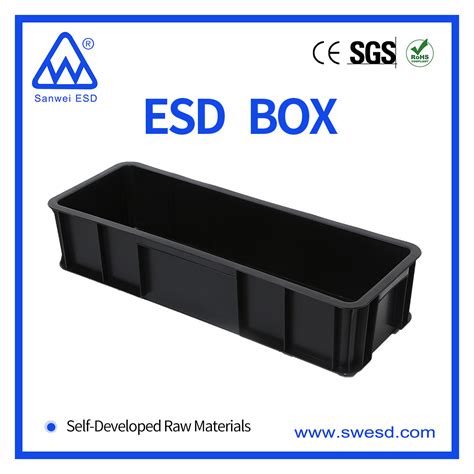 Esd Conductive Box Pp Box With Foam Inserts Pp And Foam