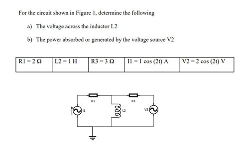 Solved For The Circuit Shown In Figure Determine The Chegg