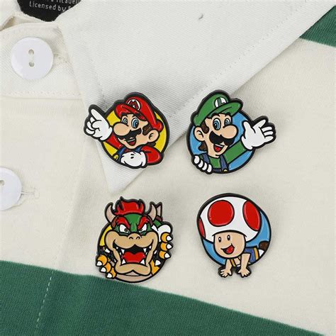 Super Mario Brothers Enamel Pin Set Collectors Outpost