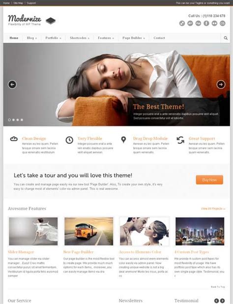 30 Professionally Designed Fully Responsive Wordpress Themes Designbeep
