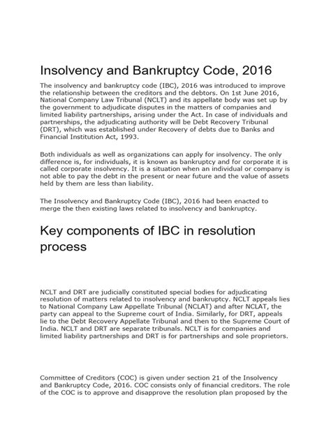 Ibc Notes Pdf