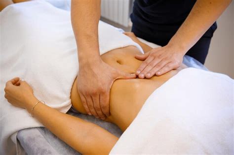 Premium Photo Wellness Journey Stomach Massage For Holistic Healing