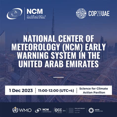 National Center Of Meteorology Early Warning System In The United Arab