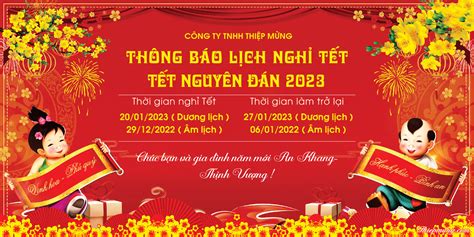 Mẫu thông báo nghỉ Tết bằng Tiếng Anh 2023 mới nhất Học May