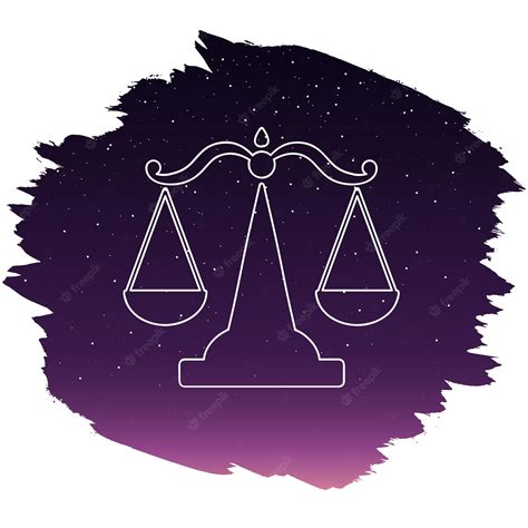 Premium Vector Libra Zodiac Vector Illustration
