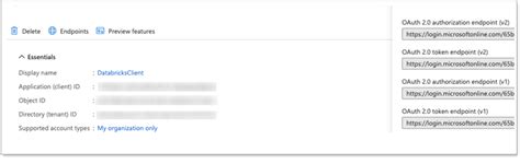 Configure Oauth For A Databricks Connection Thoughtspot Software