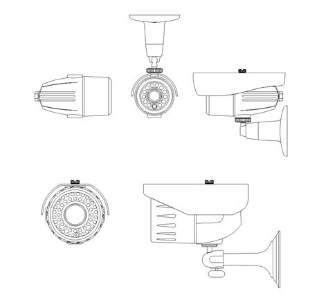 Cctv Camera Cad Dwg At Rita Hill Blog