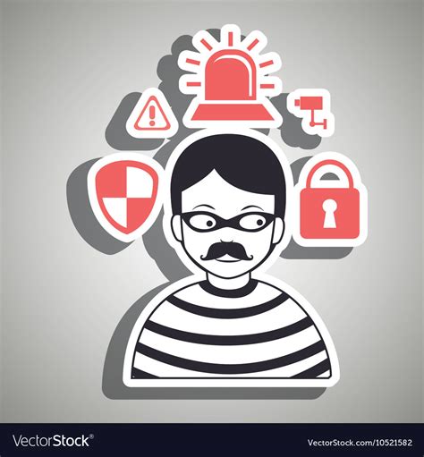 Hacker Security Protection Royalty Free Vector Image