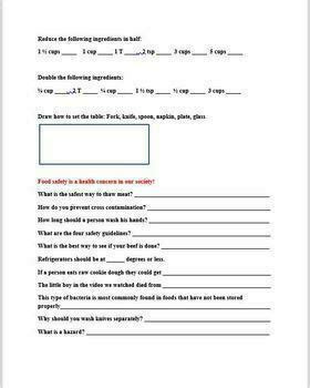 FACS FCS Exam Formative Assessment Study Guide And Test TPT