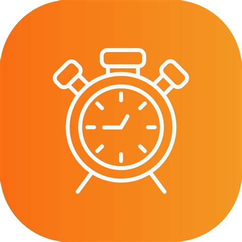 Alarm Line Gradient Curve Icon 51054946 Vector Art At Vecteezy