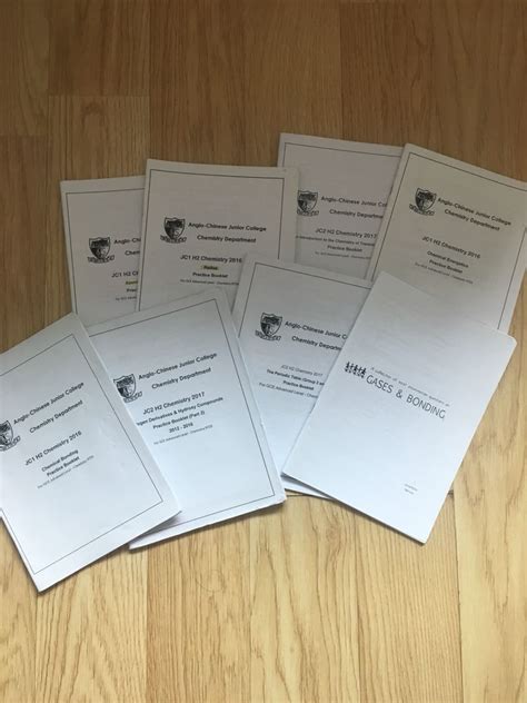 acjc h2 chemistry topical mcq practice questions hobbies and toys books
