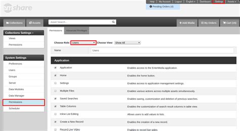 Role Based Permissions Knowledge Base Entermedia 10