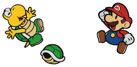 Paper Mario Hit Koopa Troopa With A Shell By Soweee On Deviantart