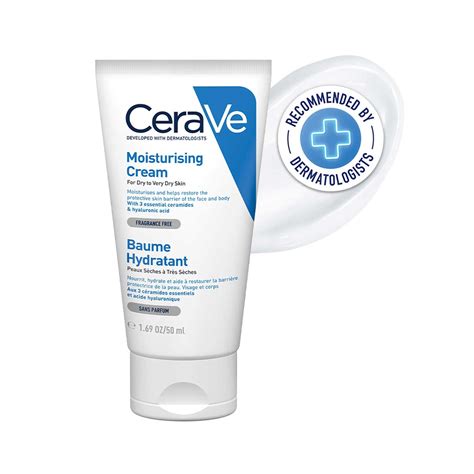 Cerave Moisturizing Cream For Dry To Very Dry Skin 50ml Formulated