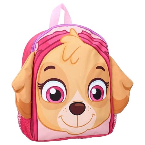 Paw Patrol Backpack Girls Skye Paw Patrol School Bag 3d Ears Size 32