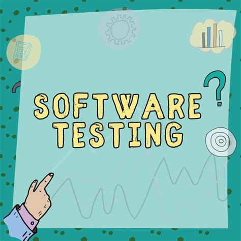 Text Caption Presenting Software Testing Business Idea Greet