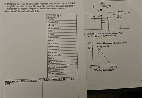 solved by an expert determine the value of each signal parameter listed