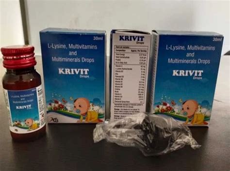 L Lysine Multivitamin And Multimineral Drop 30 Ml At Best Price In