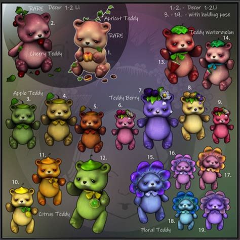 Second Life Marketplace 11 Yokai Koalas Unicorn Silvery