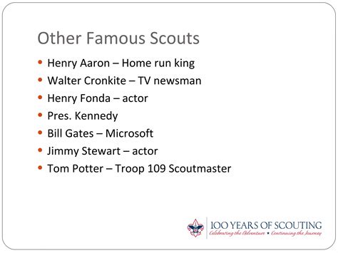 History Of Scouting Ppt