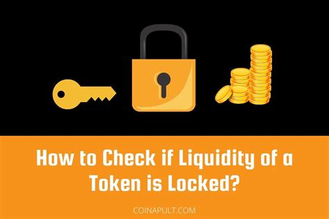 how to check if liquidity of a token is locked coinapult