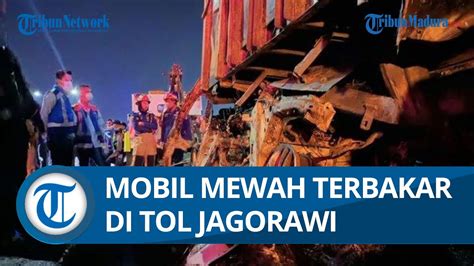 Kronologi Kecelakaan Mobil Mewah Jenis Porche Meledak Dan Terbakar Di
