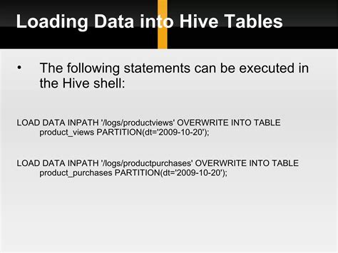 introduction to hive for hadoop ppt