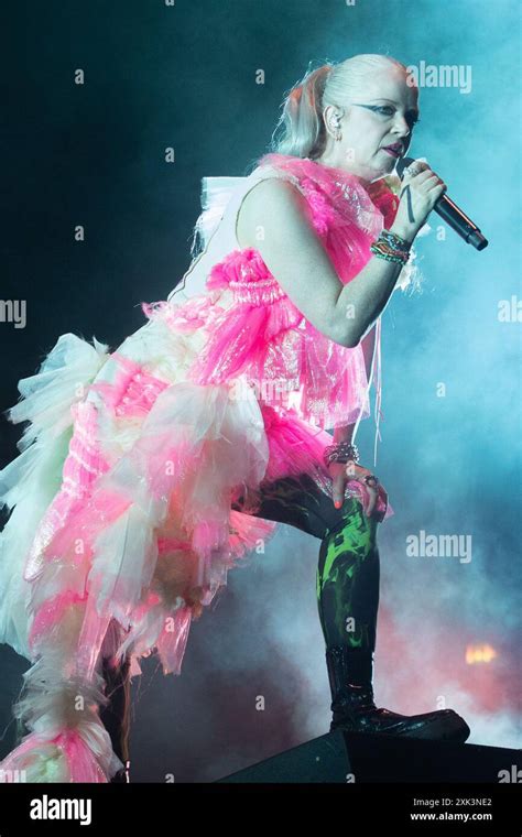 London UK 20 Jul 2024 Lead Singer Shirley Manson Of American Rock