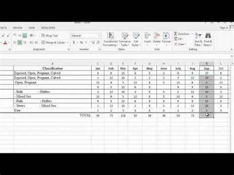 How To Use Microsoft Excel To Track Cattle Ranching Ms Word Excel Excel Spreadsheets