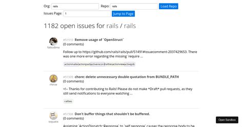 Rsk Github Issues Example Codesandbox