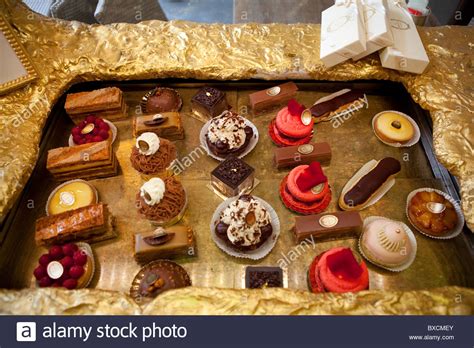 Laduree Cake Shop In The Burlington Arcade Mayfair London Stock
