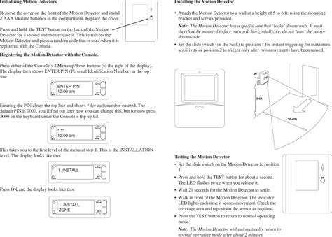Authinx MS A Motion Detector User Manual UG Pmd