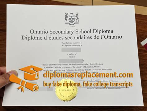 How To Get Fake Ossd Diploma Buy A Fake High School Diplomas