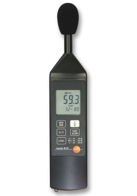 815 Testo Sound Level Meter LCD Display 32 DB To 130 DB