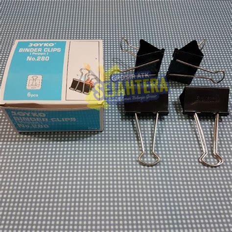 Jual BINDER CLIP 280 KLIP PENJEPIT KERTAS JOYKO PAK Shopee Indonesia
