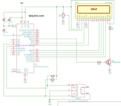 Arduino Clock With 16x2 Lcd And Rotary Encoder Without Rtc