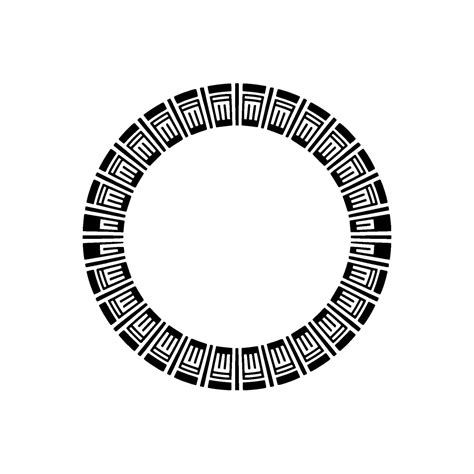 Geometric Circle Pattern Minimalist Circular Motif Abstract
