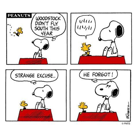 A Comic Strip With Snoop And Peanuts Saying I Dont Feel This Year