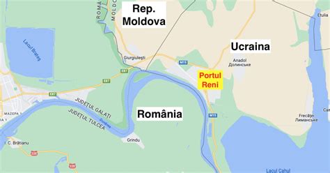 Rușii au bombardat Ucraina la granița cu România Portul Reni de pe