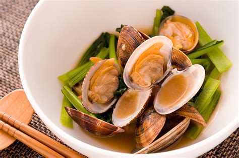 あさりと青菜の炒め物 今月のおうちごはん
