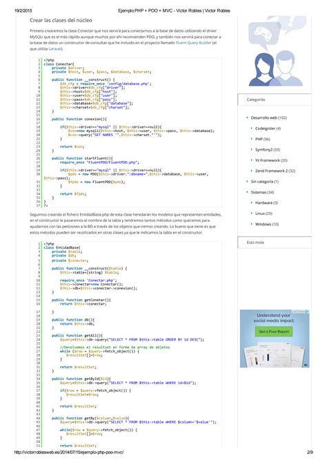 Solution Ejemplo Php Poo Mvc Victor Robles Victor Robles Compress