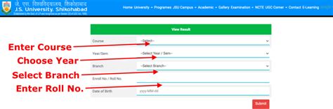Js University Result Jsu Edu In Verification Check Online