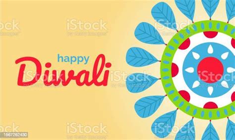 인도 축제 해피 디왈리 폭죽 휴일 개념입니다 디왈리 축하 디자인 인사말 카드 포스터 및 카드 벡터 플랫 그림입니다 기도하기에