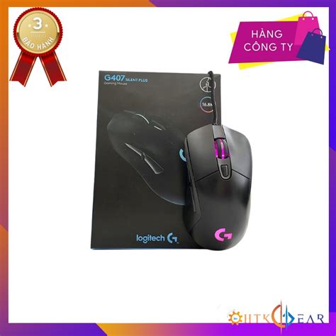 Chuột dây LOGITECH G407 SILENT PLUS Gaming Đen (16.8 Triệu Màu) - hàng ...