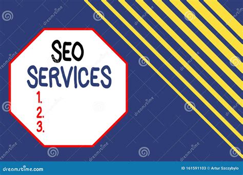 Word Writing Text Seo Services Business Concept For Suite Of