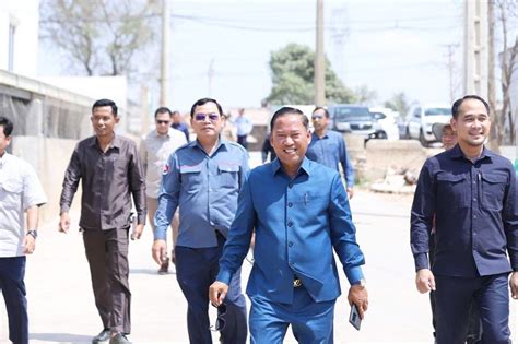 អាជ្ញាធរខេត្តកំពង់ស្ពឺ គ្រោងស្ថាបនាផ្លូវអមសងខាងស្ទឹងព្រែកត្នោត ពីស្ពានធ្នួសហ្លួងទៅស្ពានអំពែភ្នំ